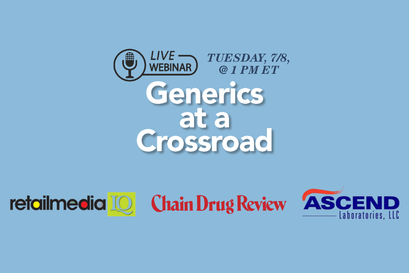 Webinar preview: “Generics at a Crossroad” to examine the future of generic medicines
