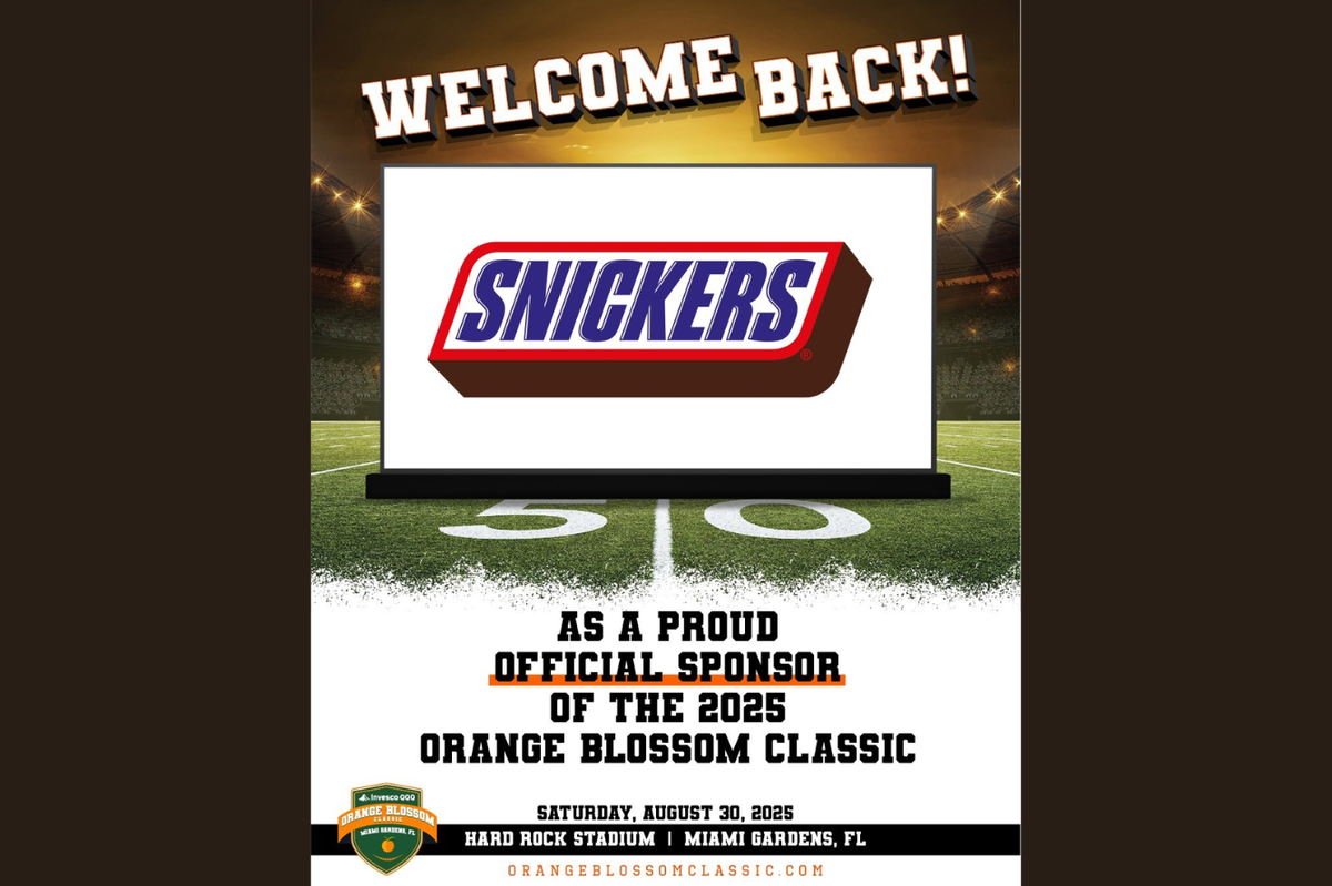 SNICKERS® returns for 3rd year as official chocolate bar of the Orange ...