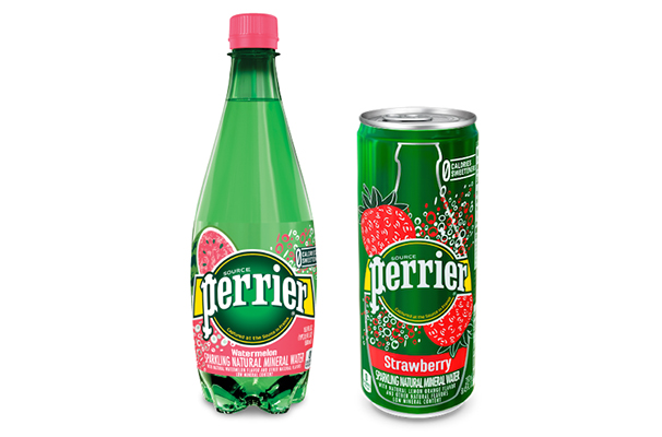 Perrier adds new sparkling mineral water flavors