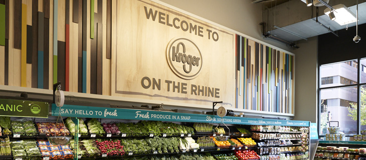 Kroger opens two-level urban store