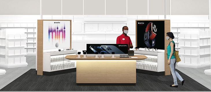 Target debuts enhanced Apple departments